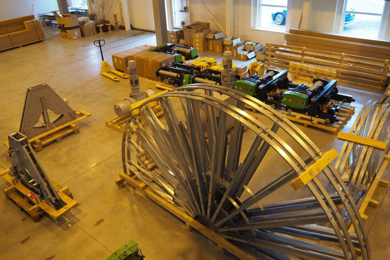 Expedition of motorized cable reels for the mining industry | SLT ...