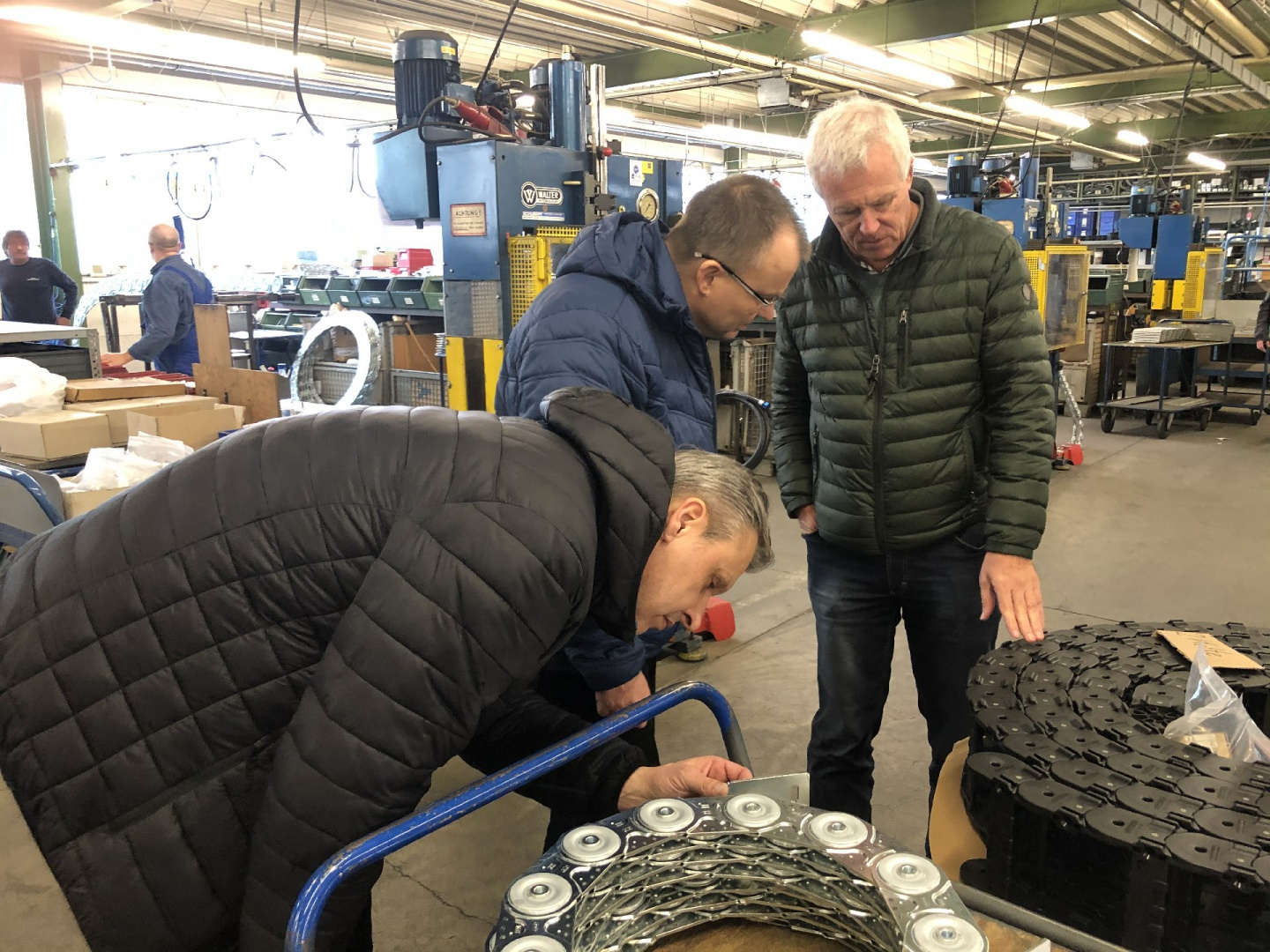 Visit at the producer of energy guided chains ekd | SLT components s.r.o.