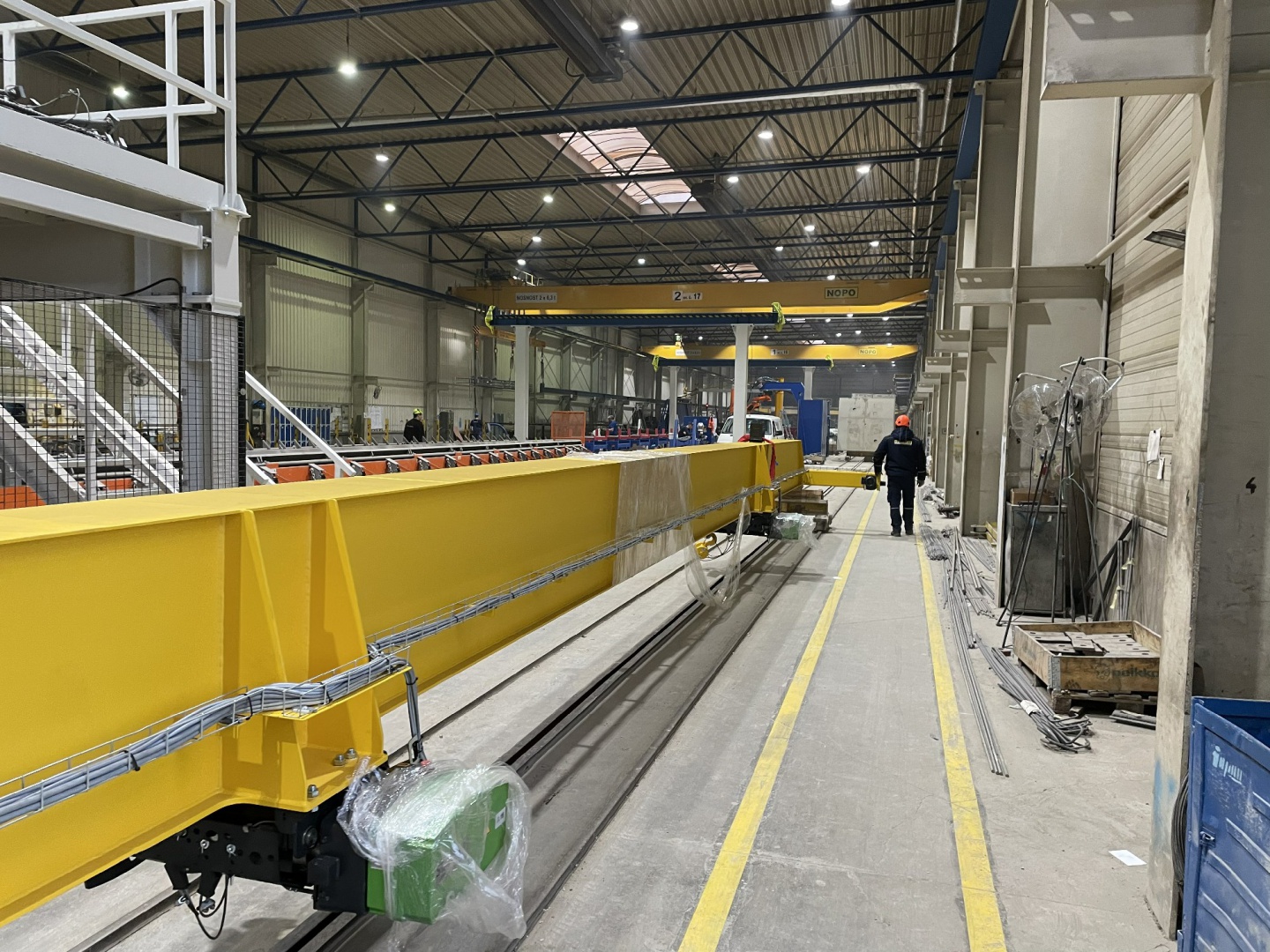 Bridge crane as a part of an automatic production line | SLT components ...