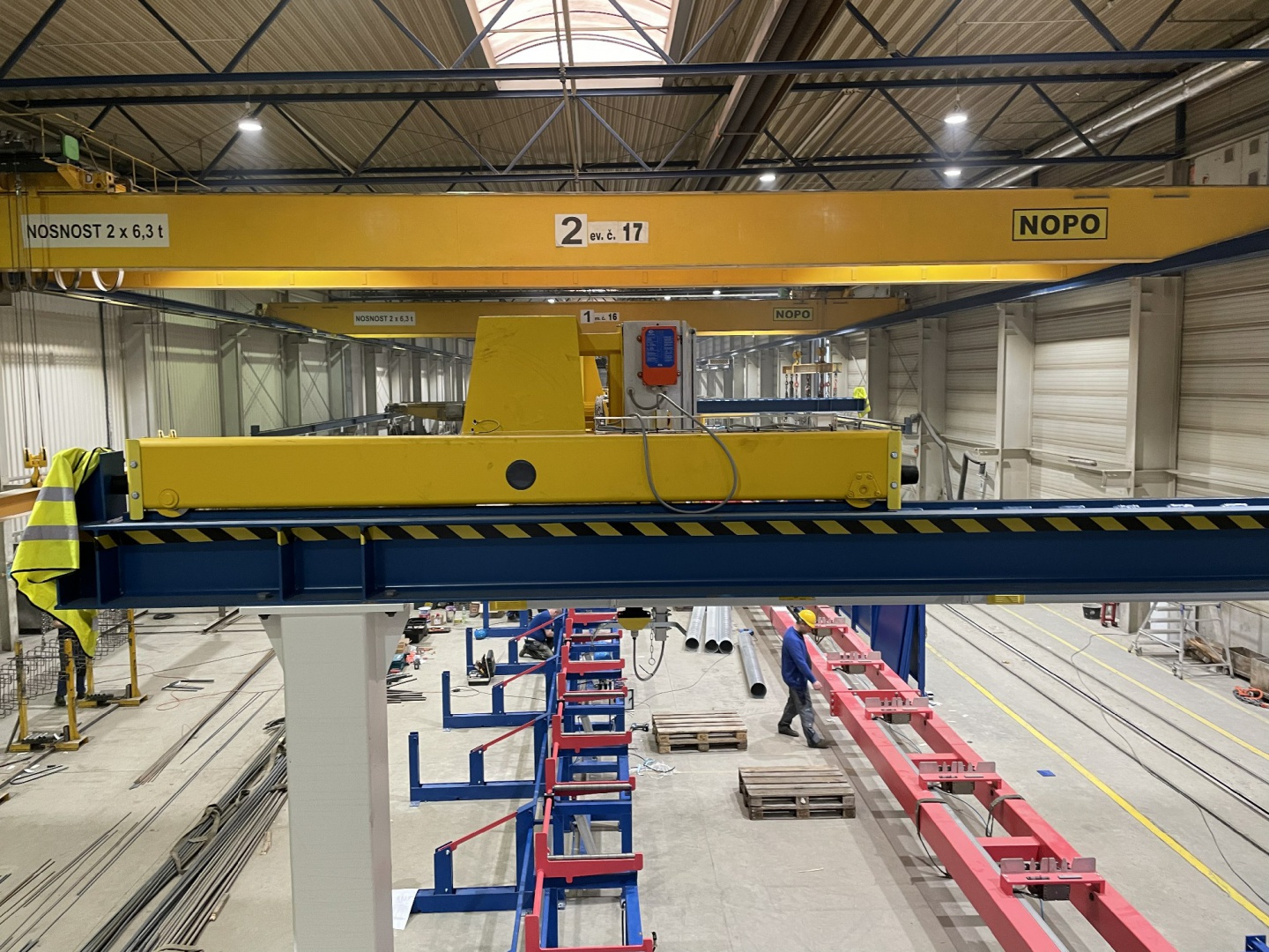 Bridge crane as a part of an automatic production line | SLT components ...