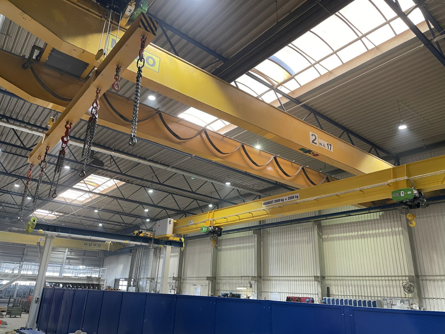 Bridge crane as a part of an automatic production line | SLT components ...