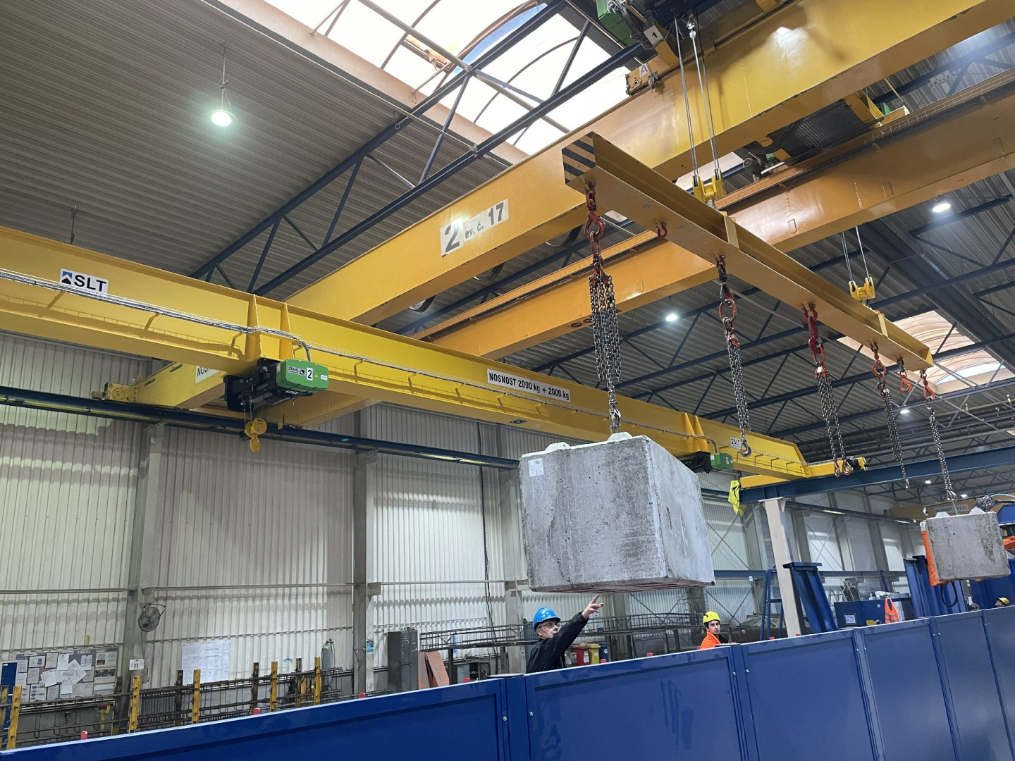 Bridge crane as a part of an automatic production line | SLT components ...