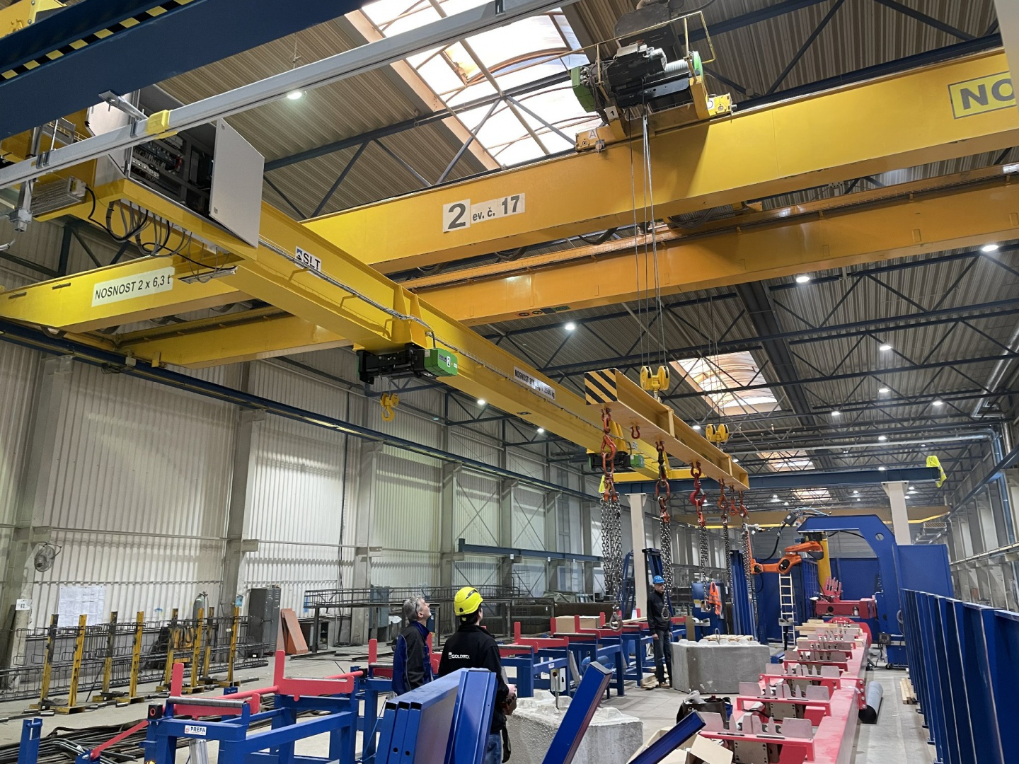 Bridge crane as a part of an automatic production line | SLT components ...